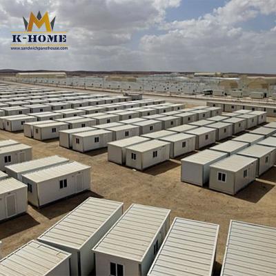 China Prefab Temporary Refugee Camps One Bedroom Portable Container Homes for sale