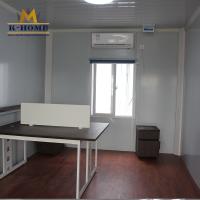 China Two Story Portable Construction Office 62.55 sqm with Glass Wall Modern Design for sale