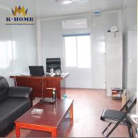 China Lightweight Portable Construction Site Office Modular Container House With Glass Facades for sale