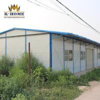 China Quick Built Prefab Steel House Temporary Living Staff Quarters 3Kx6P 5460x5700mm for sale