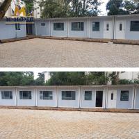 China Color Steel Portable Staff Accommodation Container Flat Pack Home 3m x 5.95m x 2.8m for sale
