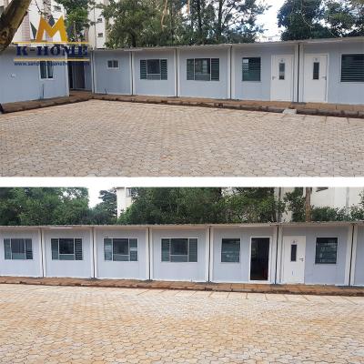 China Color Steel Portable Staff Accommodation Container Flat Pack Home 3m x 5.95m x 2.8m for sale