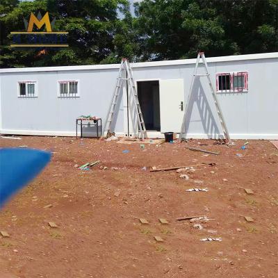 China Portable Container Toilet Cabin 18sqm Movable Bathroom for Construction Site 10 People for sale