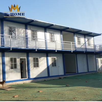 China Durable Steel Portable Accommodation Flat Pack Container House Heat Insulation for sale