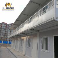 China Temporary  Prefabricated Sandwich Panel Container House Apartment For Refugees for sale