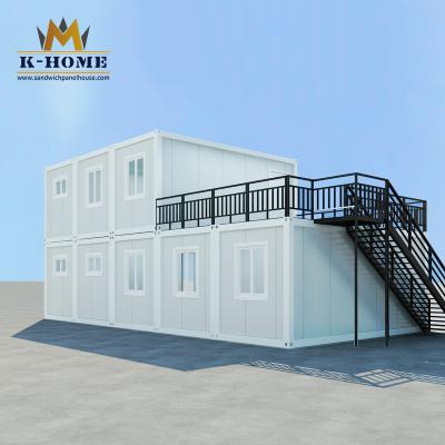 China PU / EPS  Sandwich Panel House Prefab Container Office Fast Assembly Recyclable for sale