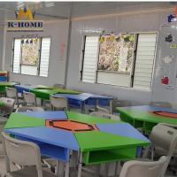 China Movable School Portable Classrooms  Flat Pack Container With Dining Room And Offices for sale