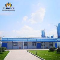 China Single Story Portable Classrooms 246 sqm Modular Office and Storage Rooms Prefab School Building for sale