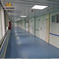 China Prefab Container Hospital 12 Unit Modular Medical Clinic with 50mm Rockwool Insulation for sale