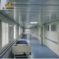 China Fast Installation Container Hospital Steel Rock Wool Sandwich Panel 5950x3000x2800mm for sale