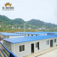 China Portable Worker Camp Accommodation Steel Frame Prefab Home Kits for sale