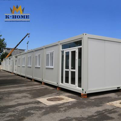 China Single Floor Modular Container House Flat Pack Container House With Dormitory for sale