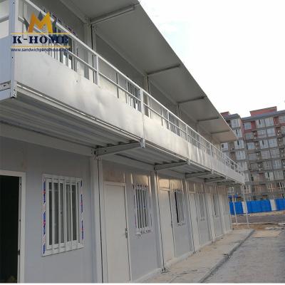 China Flexible Prefab Container House  Sandwich Panel Light Steel Frame for sale