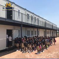 China Customized Portable Classroom Steel Structure Container House 72 Units 5.95m Length for sale