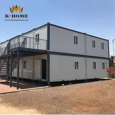 China Mobile Flat Pack Prefab House Easy Install Waterproof Heat Resistant for sale