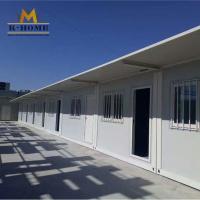 China 20ft Flat Pack Container House Steel Frame Sandwich Panel House Easy Installation for sale