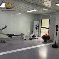 China Rock Wool Modular Prefabricated Houses Flat Pack Container House  Easy Assembly for sale