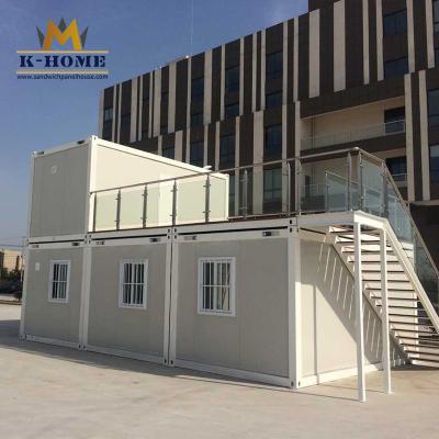 China Modern Portable Sandwich Panel Container House For Construction Office for sale