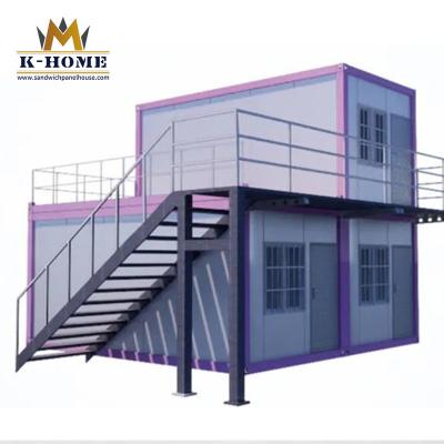 China Modern Living  Sandwich Panel Container House For Worker Comp / Office for sale
