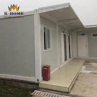 China Galvanized Steel Sandwich Panel Container House Modular Prefab Homes 20ft for sale