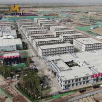 China Prefab Construction Site Camp Portable Accommodation Container House 15 Year Lifespan for sale