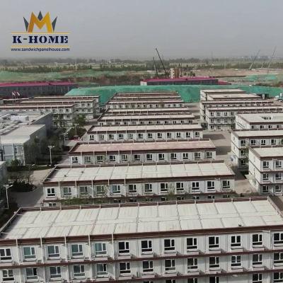 China 3 Story Prefab Container Apartment Complex Manufactured Homes Q345 Steel Frame for sale