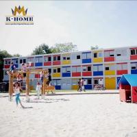 China Flat Pack Container Hostel Prefabricated Dormitory 5950x3000mm Modular School House for sale