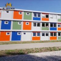 China Three Layers Modular Prefab Portable School Building for sale