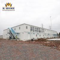 China Windproof Modular Oil Field Camp Portable Accommodation 20ft 13 Units per Container for sale