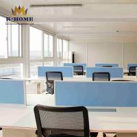 China Stackable Office Container Two Storey Portable Sandwich Panel House for sale