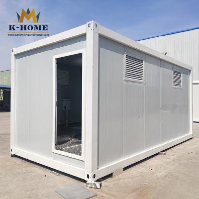 China Demountable Flat Pack Portable Toilet Cabin 15 Year Waterproof Floor for sale