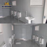 China Demountable Flat Pack Portable Toilet Cabin 15 Year Waterproof Floor for sale