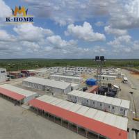 China Oil and Gas Field Prefab Camp 20ft Container House 5950x3000x2800mm for sale