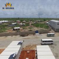 China Portable Prefabricated Oilfield Drilling Camp 6000x3000x2800mm Rock Wool Sandwich Panel for sale