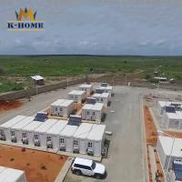 China Portable Prefabricated Oilfield Drilling Camp 6000x3000x2800mm Rock Wool Sandwich Panel for sale