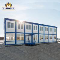 China Steel Frame Flat Pack Remote Site Workforce Container Portable Accommodation 6000x3000x2800mm for sale
