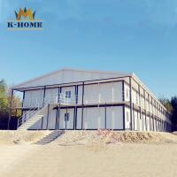 China Fast Installation Flat Packed Portable Accommodation Container Dormitories With Toilet for sale