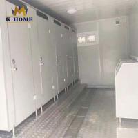 China Fast Installation Flat Packed Portable Accommodation Container Dormitories With Toilet for sale