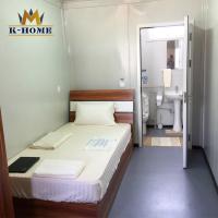 China Steel Frame Flat Pack Remote Site Workforce Container Portable Accommodation 6000x3000x2800mm for sale