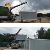 China Fire Resistant Portable Accommodation Temporary Housing 5950x3000x2800mm for Workforce Lodging for sale