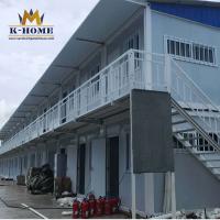 China Fire Resistant Portable Accommodation Temporary Housing 5950x3000x2800mm for Workforce Lodging for sale