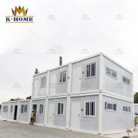 China Temporary Site Prefab Sandwich Panel Container Dormitory Buildings for sale