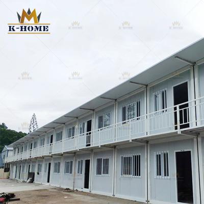 China Two-Story Container Dormitory Oilfield Prefab Camp Transportable House 20ft Custom for sale