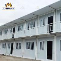 China Construction Industries Prefabricated Worker Dormitory Sandwich Panel Prefab Container Houses for sale