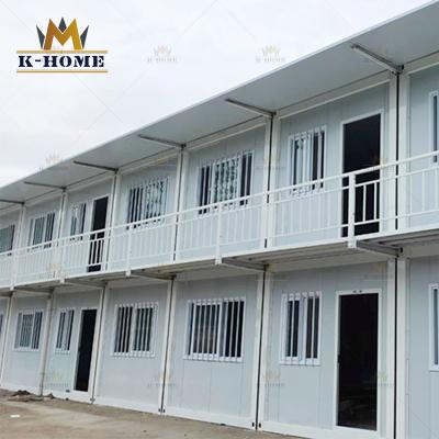 China Construction Industries Prefabricated Worker Dormitory Sandwich Panel Prefab Container Houses for sale