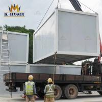 China Construction Industries Prefabricated Worker Dormitory Sandwich Panel Prefab Container Houses for sale