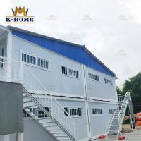 China Fire Resistant Portable Accommodation Temporary Housing for Workers 62 Sets for sale