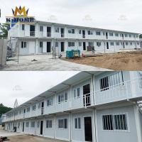 China Fire Resistant Portable Accommodation Temporary Housing for Workers 62 Sets for sale