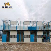 China Sandwich Panel Prefab Steel House Sleeping Accommodations for sale
