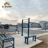 China Steel Modular Labour Hutment Sandwich Panel Prefab House for sale